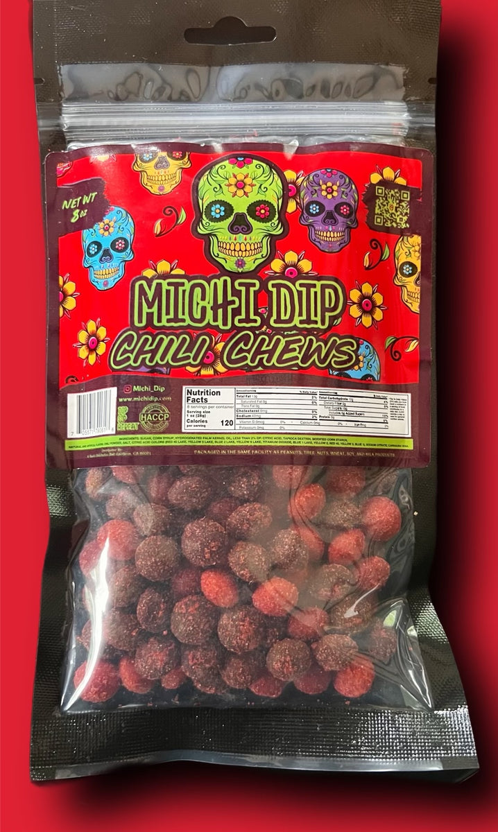 Michi Grande - Chili Chews | Chamoy Candy | Michi Dip